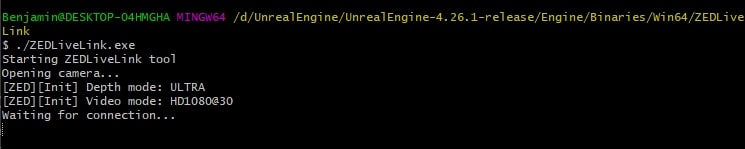 Getting Started with ZED Live Link | Stereolabs